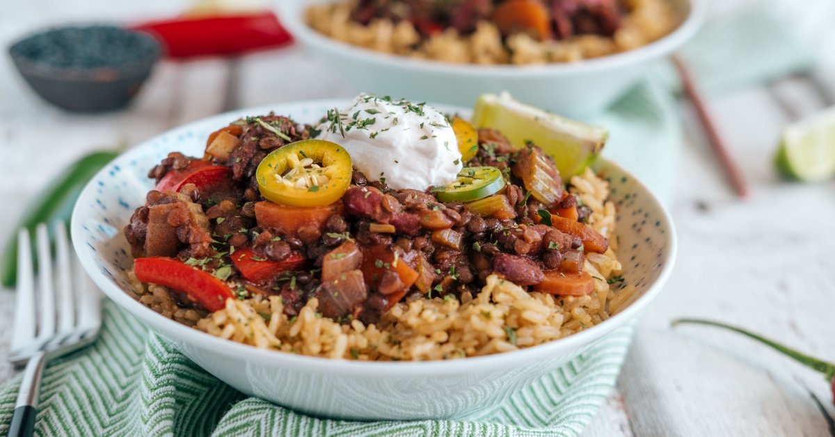 Vegan Chili sin Carne | Yuzu Bakes