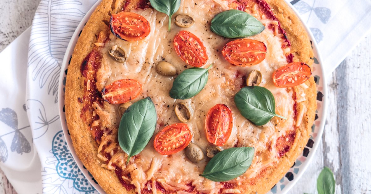 Vegan Polenta Pizza | Yuzu Bakes