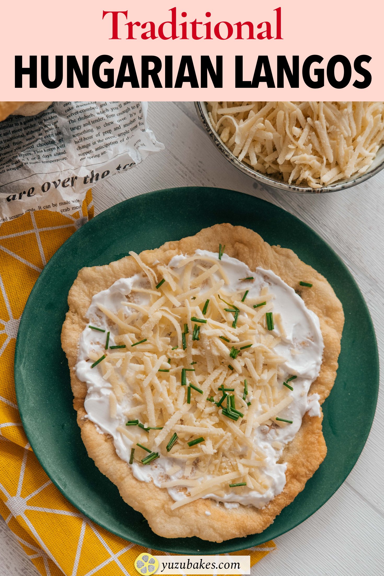 Hungarian Fried Bread Langos Recipe | Yuzu Bakes