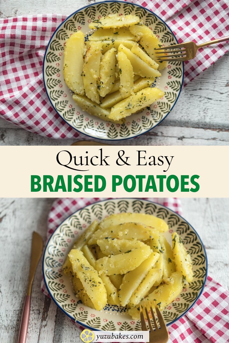 Braised Potatoes (Cartofi Inabusiti) | Yuzu Bakes