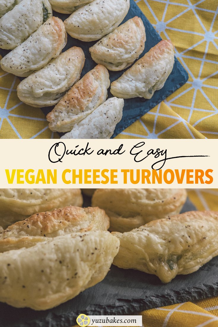Cheat Vegan Cheese Turnovers | Yuzu Bakes