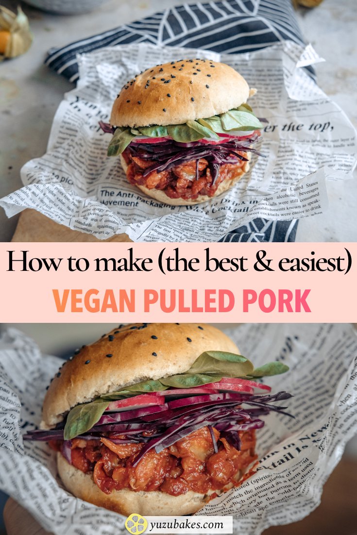 Easy Vegan Pulled Pork | Yuzu Bakes