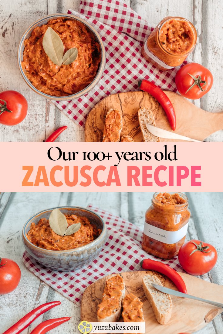 Authentic Zacusca (100+ year old Romanian recipe) | Yuzu Bakes