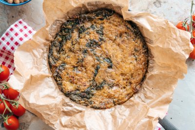 Baked Potato Rosti With Spinach | Yuzu Bakes