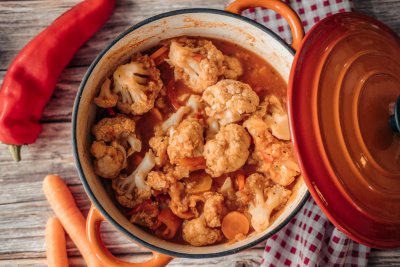 Quick and Easy Cauliflower Stew | Yuzu Bakes
