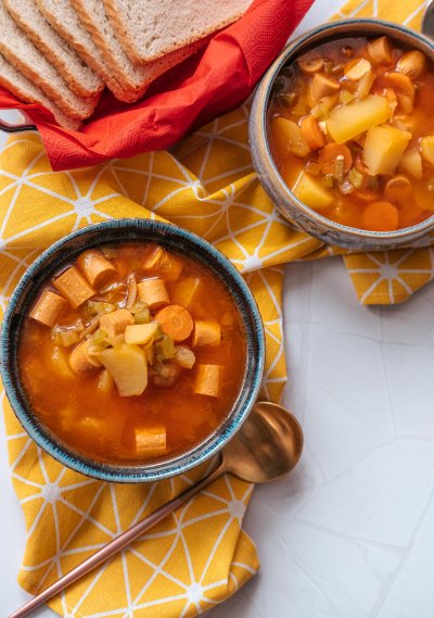 Hungarian Paprika Soup | Yuzu Bakes