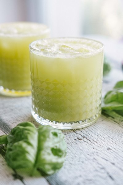 Basil Vodka Cocktail Recipe | Yuzu Bakes