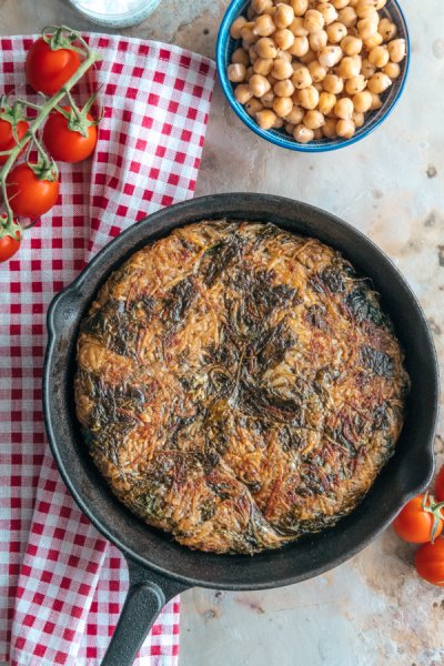 Baked Potato Rosti With Spinach | Yuzu Bakes