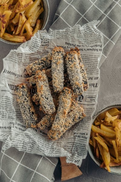 Healthy Tofish Vegan Fish and Chips | Yuzu Bakes