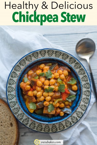 Easy Vegan Chickpea Stew | Yuzu Bakes