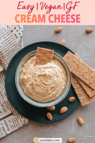 Easy Vegan Cream Cheese | Yuzu Bakes
