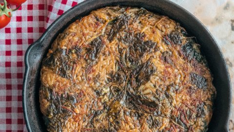 Baked Potato Rosti With Spinach | Yuzu Bakes